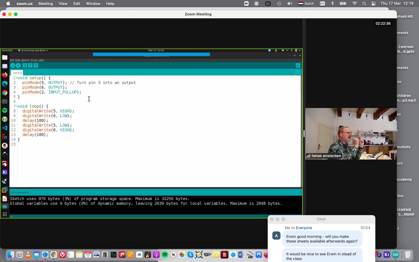8. Embedded programming - Sander Blom - Fab Academy